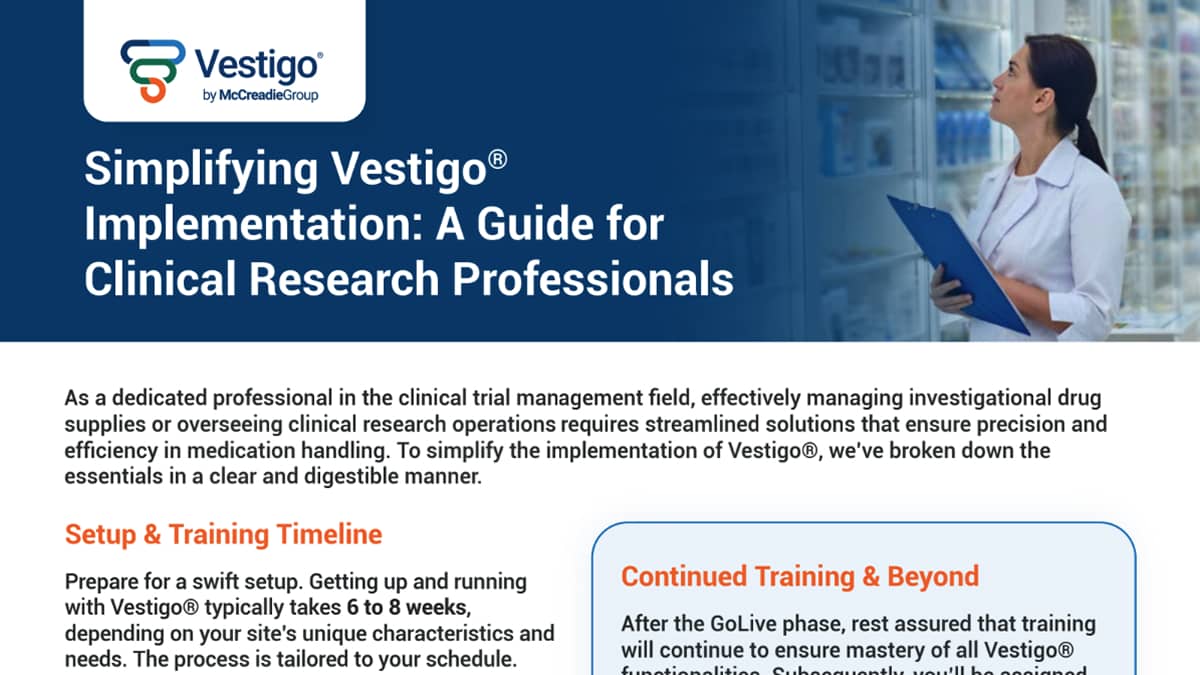 Simplifying Vestigo® Implementation: A Guide for Clinical Research ...